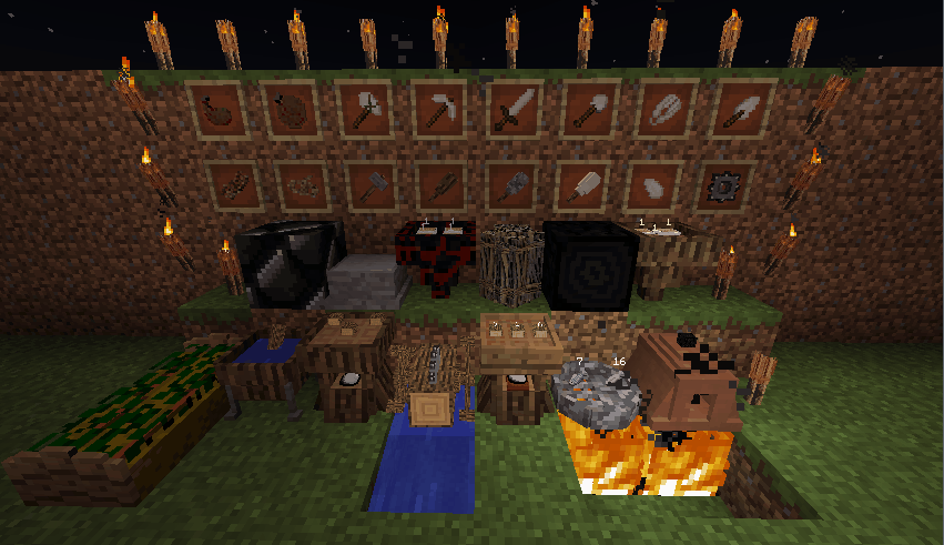 Primal Tech Mod 1.12.2 (Bashing Stuff with Rocks and Stone Age Tech) - Mc-Mod.Net